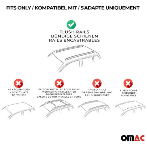 OMAC Barres de toit en aluminium pour Peugeot 2008 II 2019-2026 – City ...