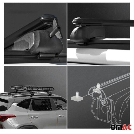Barres de toit silencieuses sans sifflement pour Infiniti QX50 ...