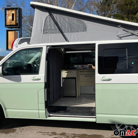 Rideaux occultants Opel Movano H3 tissu épais noir séparation ...