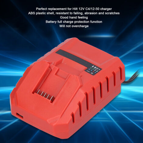 Chargeur de batterie rapide 12V compatible outil portatif Hilti C4/12 ...