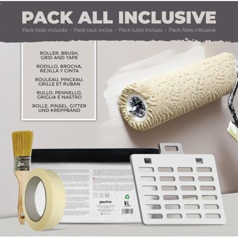 Pintura - PECTRO - Monocapa - Gris Oscuro - 4L - Kit Completo Incluido