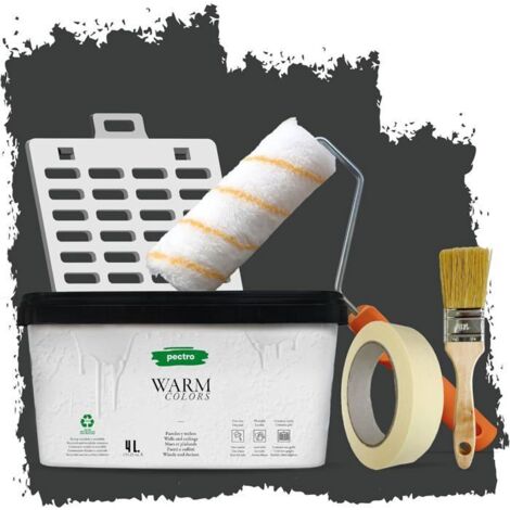 Pintura - PECTRO - Negro Ahumado - 4L - Monocapa - Interior - Kit Completo