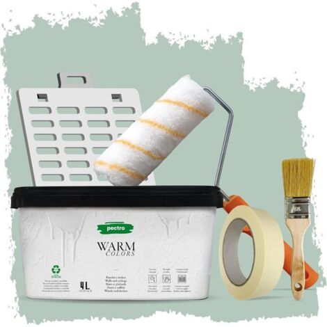 Pintura - PECTRO - Monocapa - VERDE OLIVA - 4L - Kit completo con ...