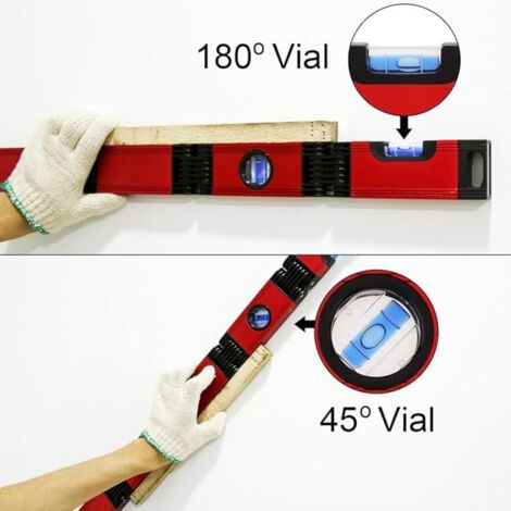 Niveau pliable multifonction de 71cm outil de mesure 5 sections ...
