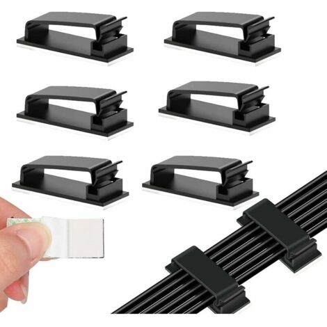 VURAHOME - Clips Câbles Adhésifs, Cable Management Clips 46x20mm ...