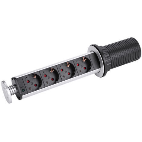 Multiprise rétractable 4 prises 220V – Installation rapide – Puissance ...