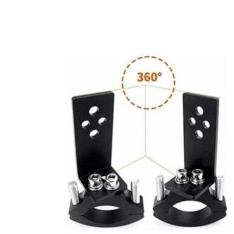 Set of 2 motorcycle fork tube clamps - Horizontal/vertical installation ...