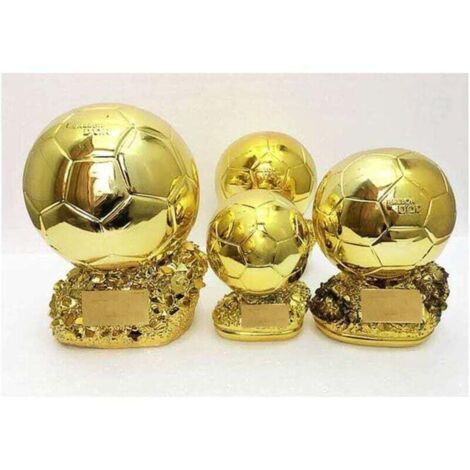 Nain de jardin Golden Ballon Football Trophée – Résine naturelle ...