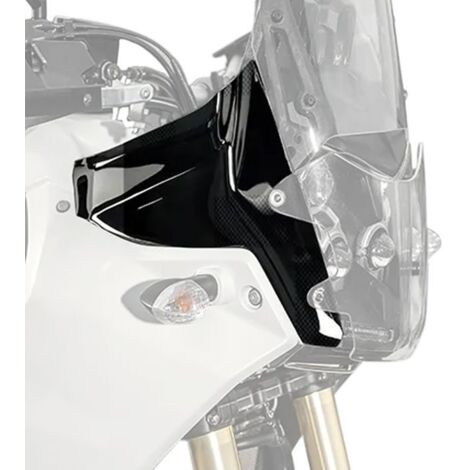 Déflecteur de vent - Yamaha Ténéré 700 - Noir teinté - Aérodynamisme ...