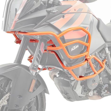 Crash bars KTM 1190 Adventure 2013-2016 kit haut bas acier XL21 orange ...