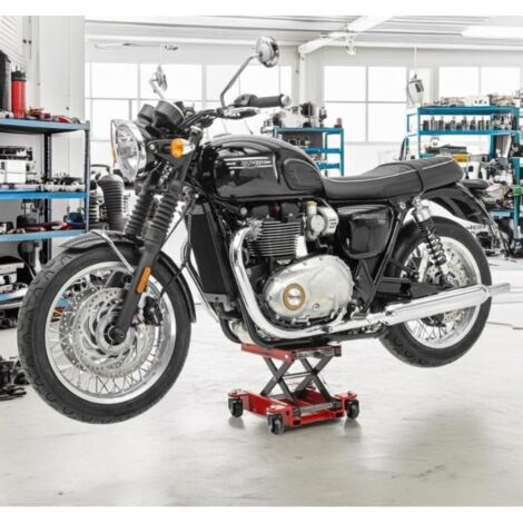 Motorradhebebühne ConStands HR1 Mobilkran 500kg rot
