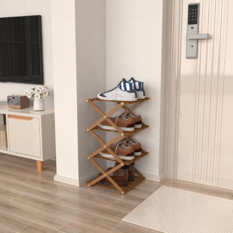 Waterproof Outdoor Shoe Cabinet, Wooden Shoe Rack, Shoe Rack, Tall and ...