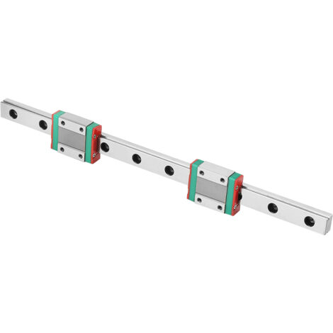 Rail linéaire miniature MGN12B 250mm avec 2 blocs coulissants - Guidage ...