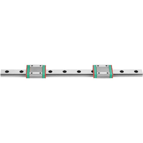 Rail linéaire miniature MGN12B 250mm avec 2 blocs coulissants - Guidage ...