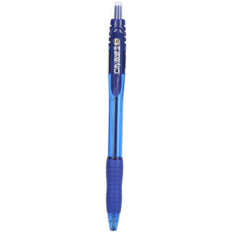 Stylo à bille flexible avec clip et pointe 1.0mm bleu - Fourniture de ...