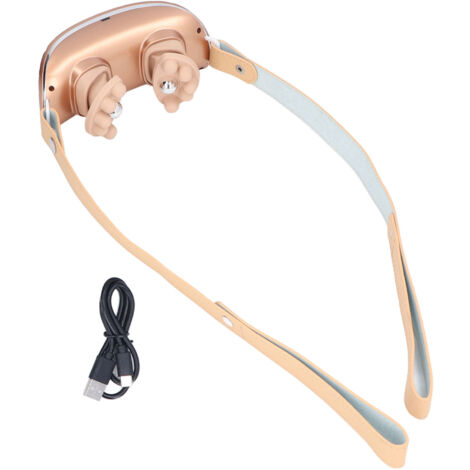 Appareil de massage cervical chauffant et rechargeable pour le cou ...