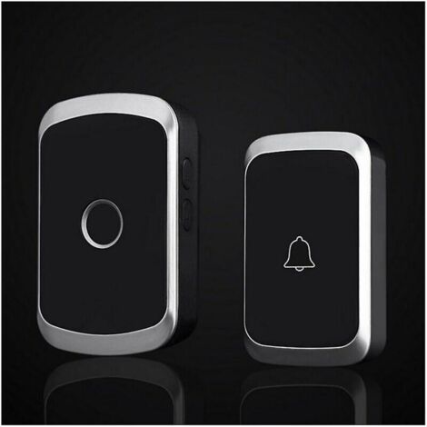 dc Wireless Doorbell Battery Operated Waterproof Remote Control 1 ...