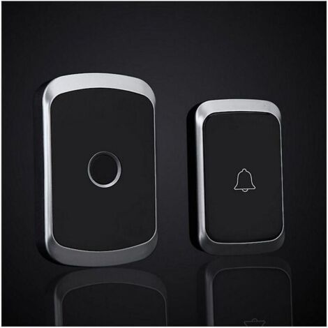 dc Wireless Doorbell Battery Operated Waterproof Remote Control 1 ...