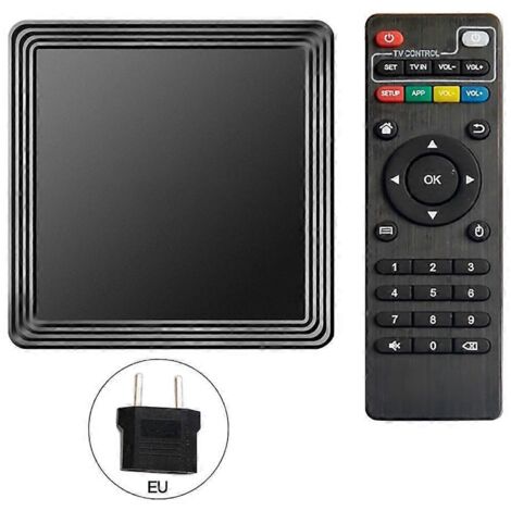 Lecteur multimédia de salon box TV Android 10 4K pour téléviseur HD ...