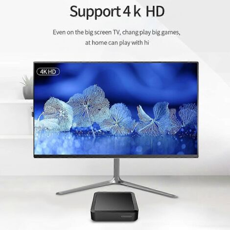 Lecteur multimédia de salon box TV Android 10 4K pour téléviseur HD ...