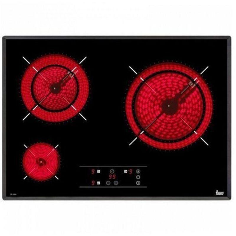 Glass ceramic hob - TEKA - 219120 - 4750W - 60 cm - Black