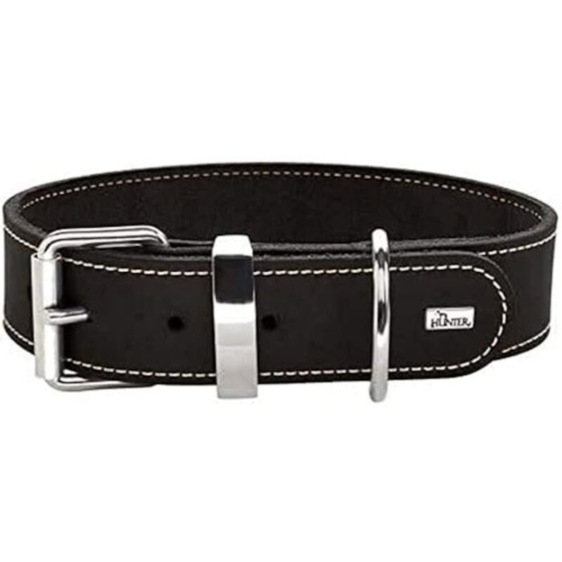 Collar - HUNTER - Aalborg special - 40-48 cm - Black - Optimal comfort ...