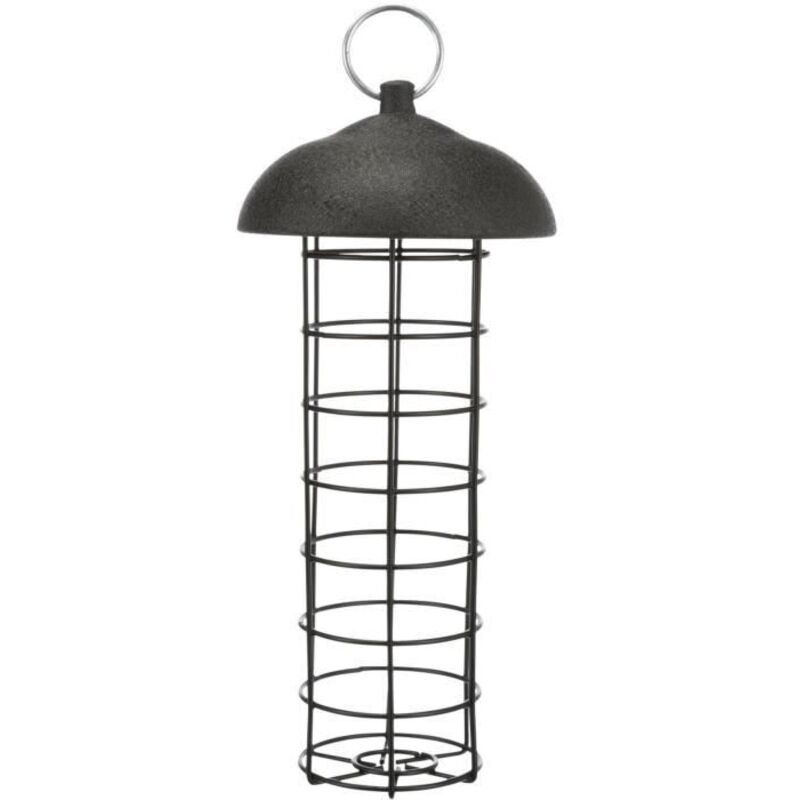 TRIXIE Fat Ball Feeder - ø 10 × 21 cm - Black - For birds