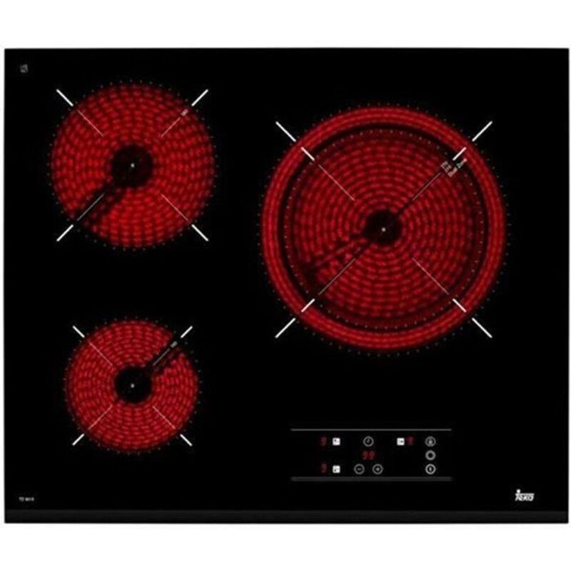 Teka 219213 5400W 60 cm Black ceramic hobs