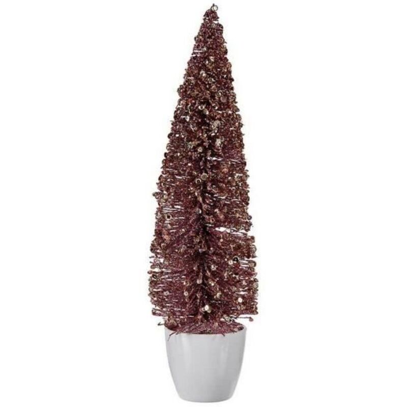 Christmas Tree - Large - 10 x 38 x 10 cm - Rose Gold - Plastic