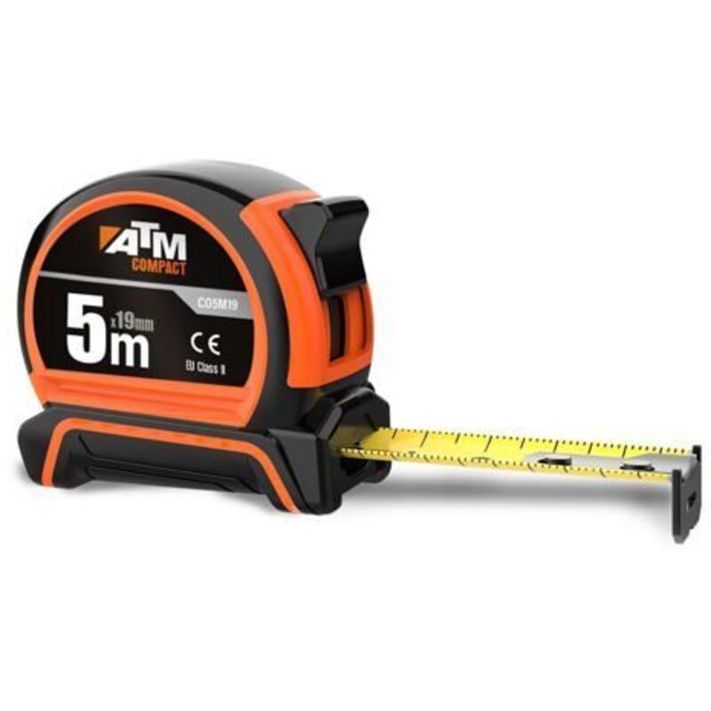 Compact tape measure - ATM - 8 m x 25 mm - Multicolor - Precision ...