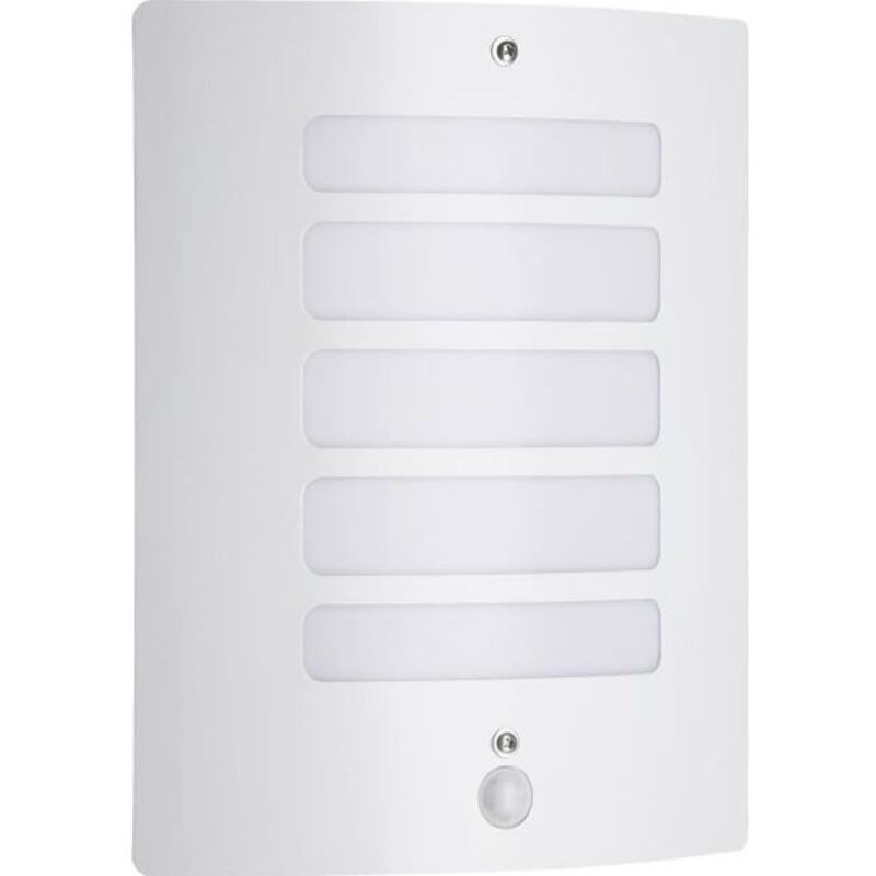Outdoor wall light with TODD sensor White - Brilliant - Metal and ...