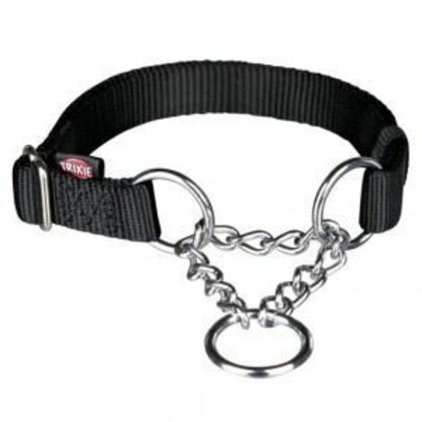 Collar - Premium - S-M - Nylon strap - Adjustable - Secure - Black