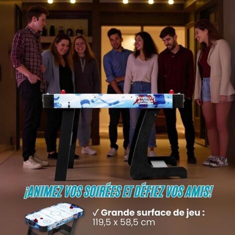 DEVESSPORT Air Hockey Table Sidney Flexible. Modern Design. Wheels ...