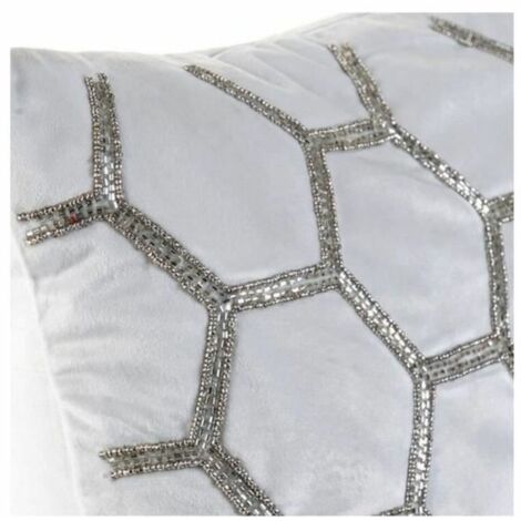 Cushion - Geometric Velvet - 45 x 45 cm - Yellow - Comfortable and Modern