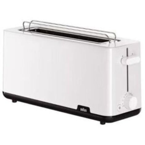 Toaster - BRAUN - HT1110WH - 2 slices - 1030W - White - Rotary control