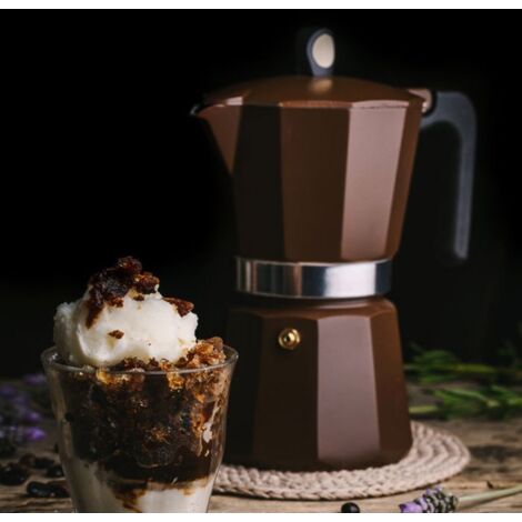 Italian Coffee Maker - Monix - NEW CREAM - 9 cups - Cream - Compatible ...