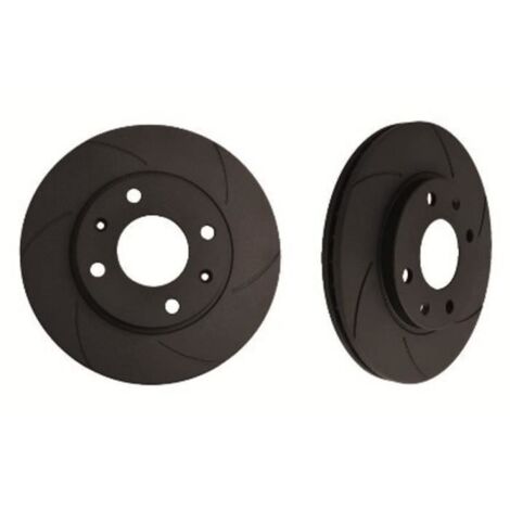 BLACK DIAMOND Discs Striped 6 FORD GRANADA MK3 All Models REAR ...