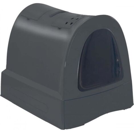 Litter Box - IMAC - ZUMA - Black - Sliding Drawer - Charcoal Filter ...