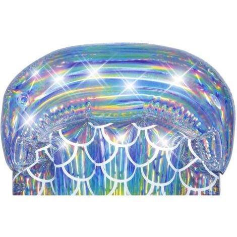 Floating Mattress - BESTWAY - Mermaid - 193 x 101 cm - Multicolor - PVC