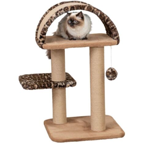 Cat tree - TRIXIE - Leo - Angular - Jute - Plush - Indoor