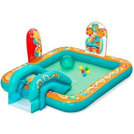 Inflatable Play Area and Pool - BESTWAY - Retro Groove - 193 cm x 152 ...