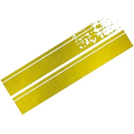 Stickers - FOLIATEC - Matte chrome gold stripes - Weather-resistant ...