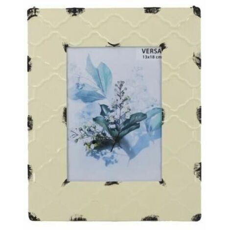 Photo frame - Versa - Congo - Metal - 1 photo - 26 x 21 cm - White