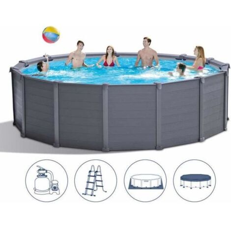 Pool - INTEX - 26384 - Graphite Panels - Above Ground - Round