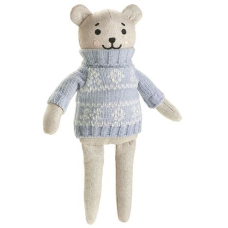 Dog toy - HUNTER - BIRKA - Bear - Gray - Polyester - Machine washable