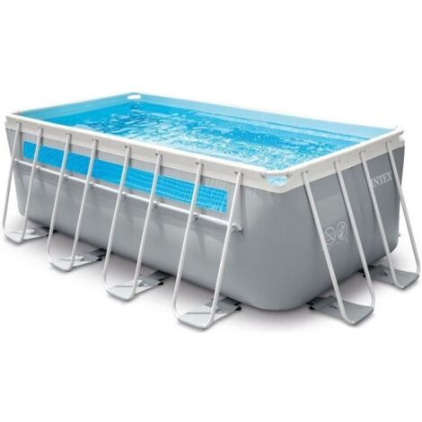 INTEX Above Ground Tubular Pool Kit - Frame Pool - 400 x 200 x 122 cm ...
