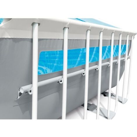 INTEX Above Ground Tubular Pool Kit - Frame Pool - 400 x 200 x 122 cm ...