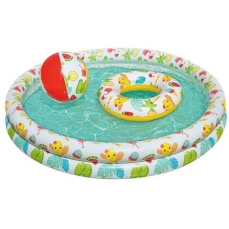 Bestway Children's Inflatable Pool 2 Rings Set 122x20 cm +2 Years ...