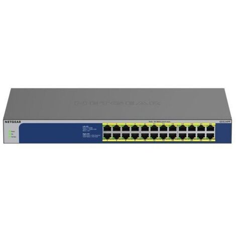 NETGEAR GS524PP Switch - unmanaged - 24 x 10/100/1000 (PoE+)