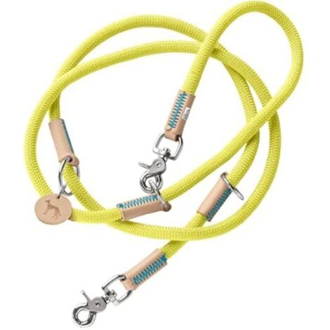 Adjustable leash - HUNTER - Malia - Durable leather - Soft rope - 3 ...